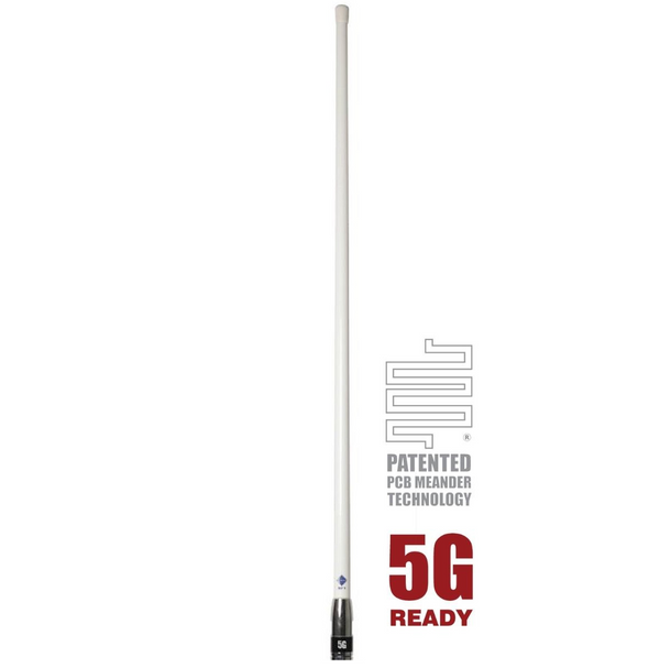RFI CDQ8195-W-WHIP 5G LTE 6.5dBi Collinear Antenna (698-3800 MHz); Whip ...