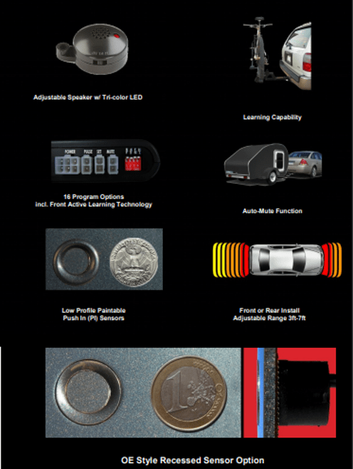 PDC-125 Smart Park Programmable Parking Sensors (Front or Rear) – Point ...